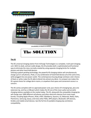 InCharge Technologies X5 Product Overview | PDF