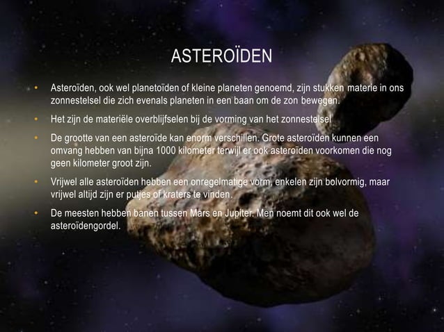 Presentation Asteroids | PPT