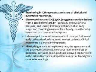 critical care unit. | PPTX