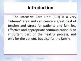 Icu communication tips | PPT