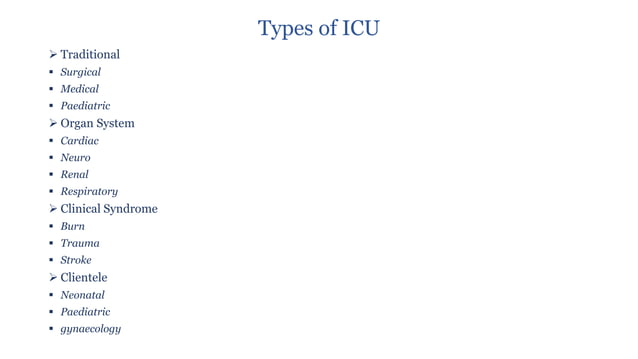 ICU (Intensive Care Unit) | PDF
