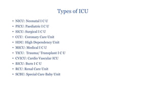 ICU (Intensive Care Unit) | PPT