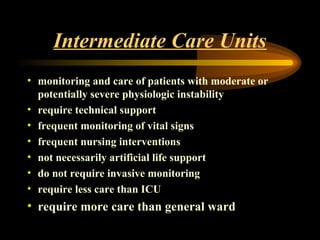 ICU-Triage.ppt icu admission criteria and discharge criteria | PPT