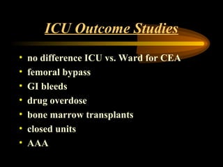 ICU-Triage.ppt icu admission criteria and discharge criteria | PPT