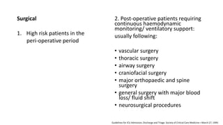 Surgical Icu Admission Criteria – LCHJKC