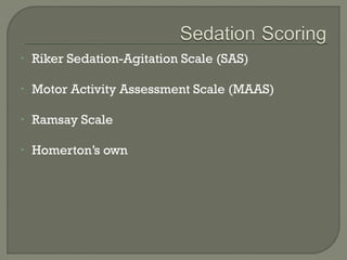 ICU analgesia | PPT | Endocrine and Metabolic Diseases | Diseases and ...