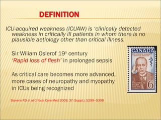 ICU Acquired Weakness | PPT