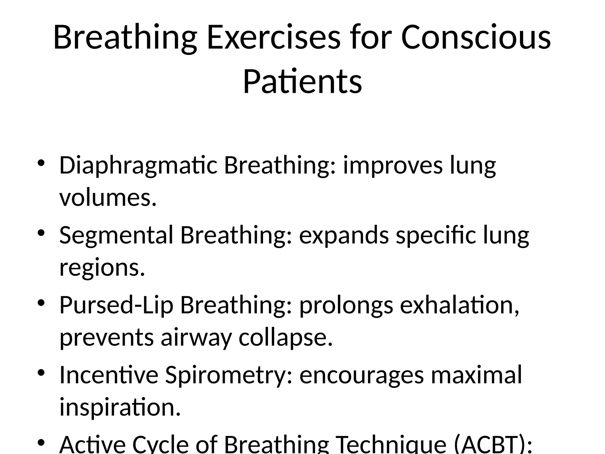 ICU_Breathing_Exercises for the patients | PPTX