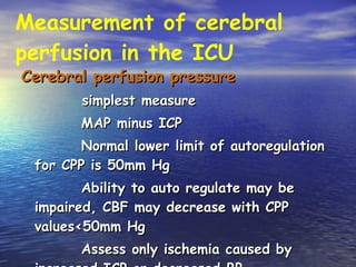 Icu care after acute head injury | PPT