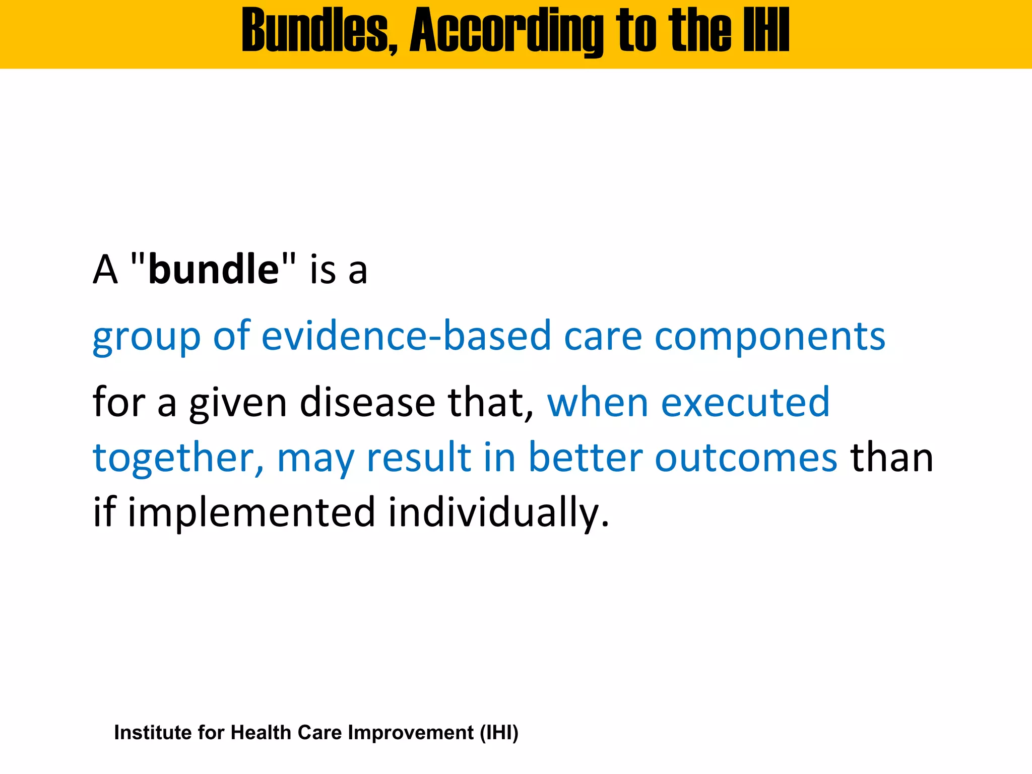 ICU Care Bundles | PPT