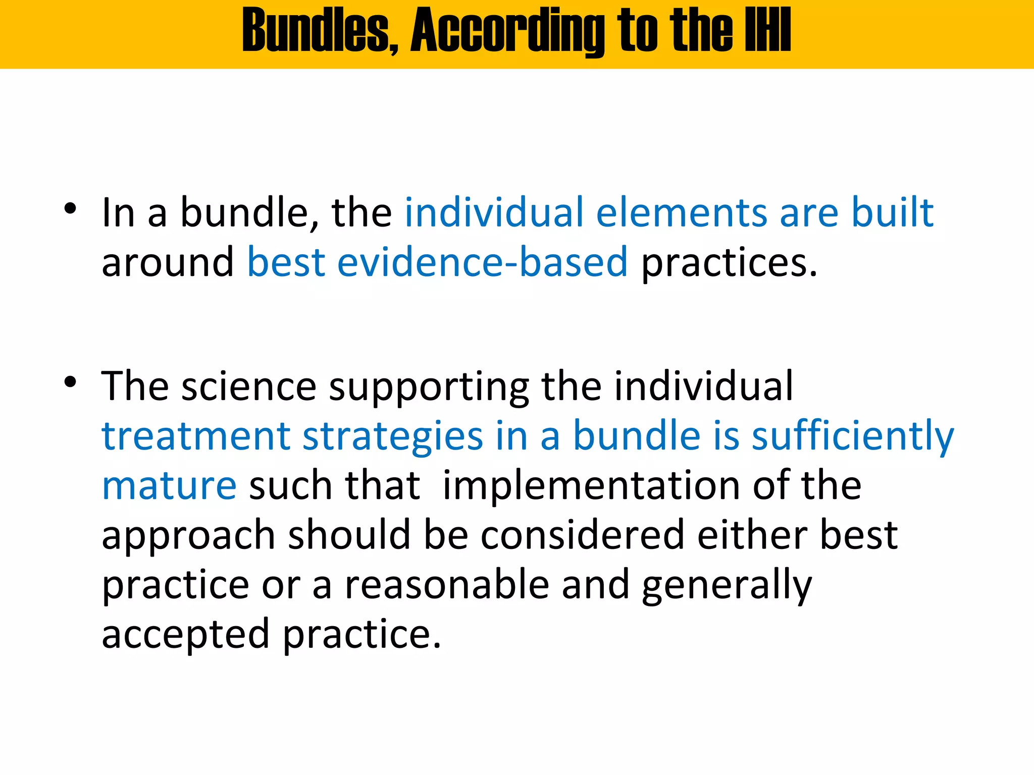 ICU Care Bundles | PPT