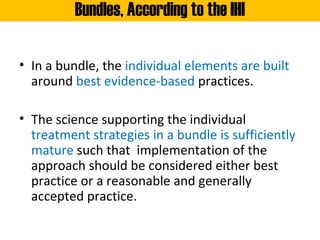 ICU Care Bundles | PPT