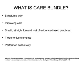 Icu care bundles.pptx NOSOCOMIAL HEALTH AND CARE | PPTX