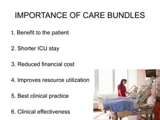 Icu care bundles.pptx NOSOCOMIAL HEALTH AND CARE | PPTX