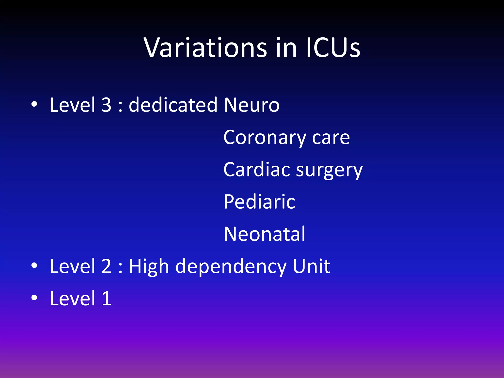 Icu design and infrastructure | PPTX