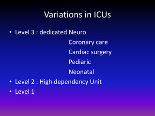 Icu design and infrastructure | PPTX