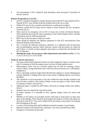 ICU - Designing and Planning- an overview | PDF