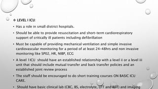 ICU DESIGN, ORGANIZATION, OPERATION (SOA).pptx