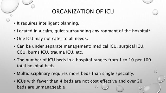 ICU DESIGN, ORGANIZATION, OPERATION (SOA).pptx