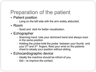 Icu echocardiography | PPTX