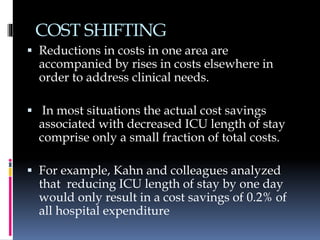 Icu economics | PPTX