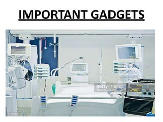 ICU EQUIPMENT | PPTX