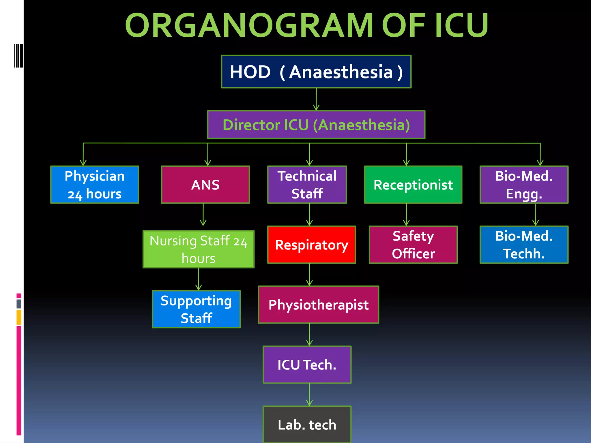 planing and organization of Intensive Cares | PPTX