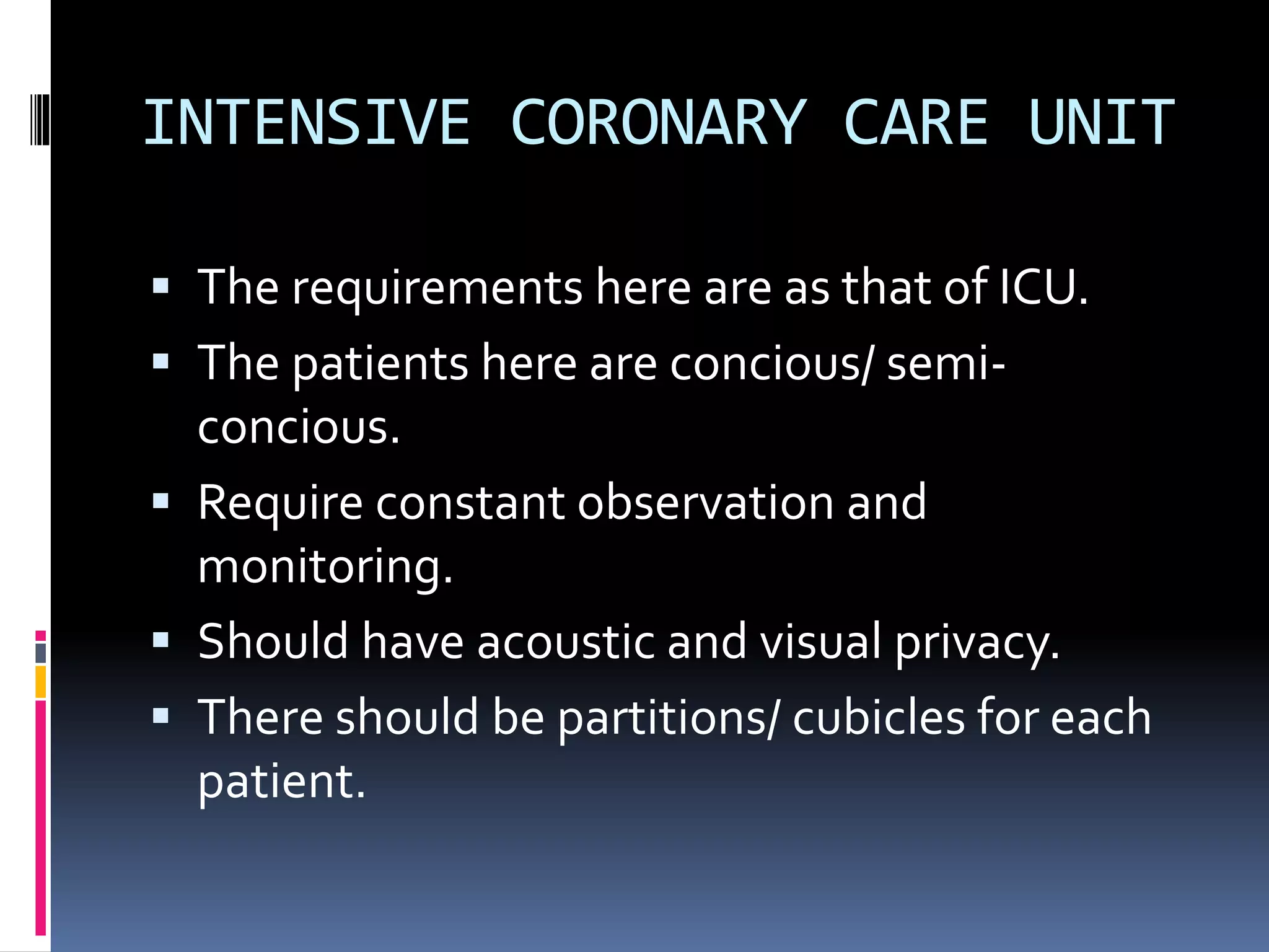 planing and organization of Intensive Cares | PPTX