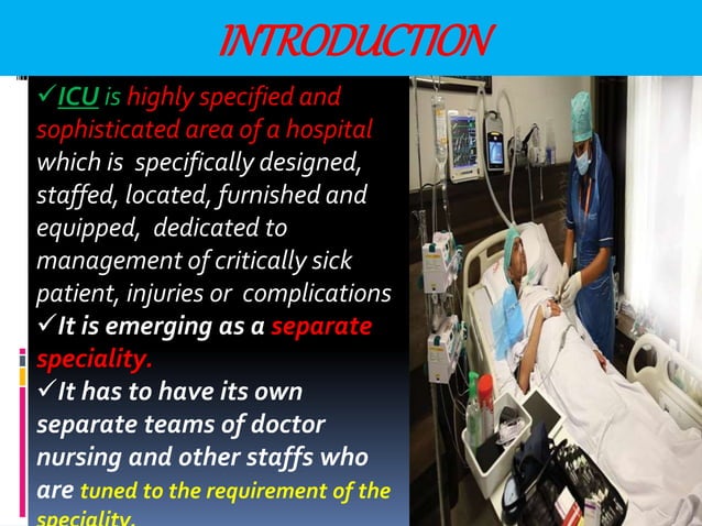 planing and organization of Intensive Cares | PPTX