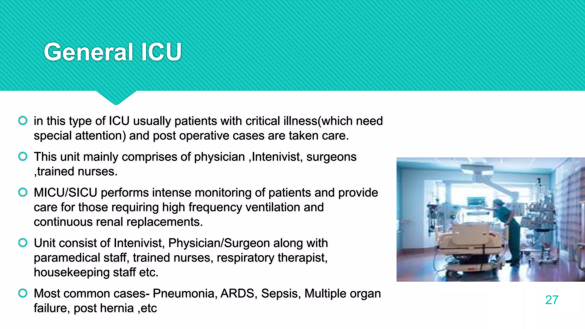 ICU AND IT'S TYPES | PPTX
