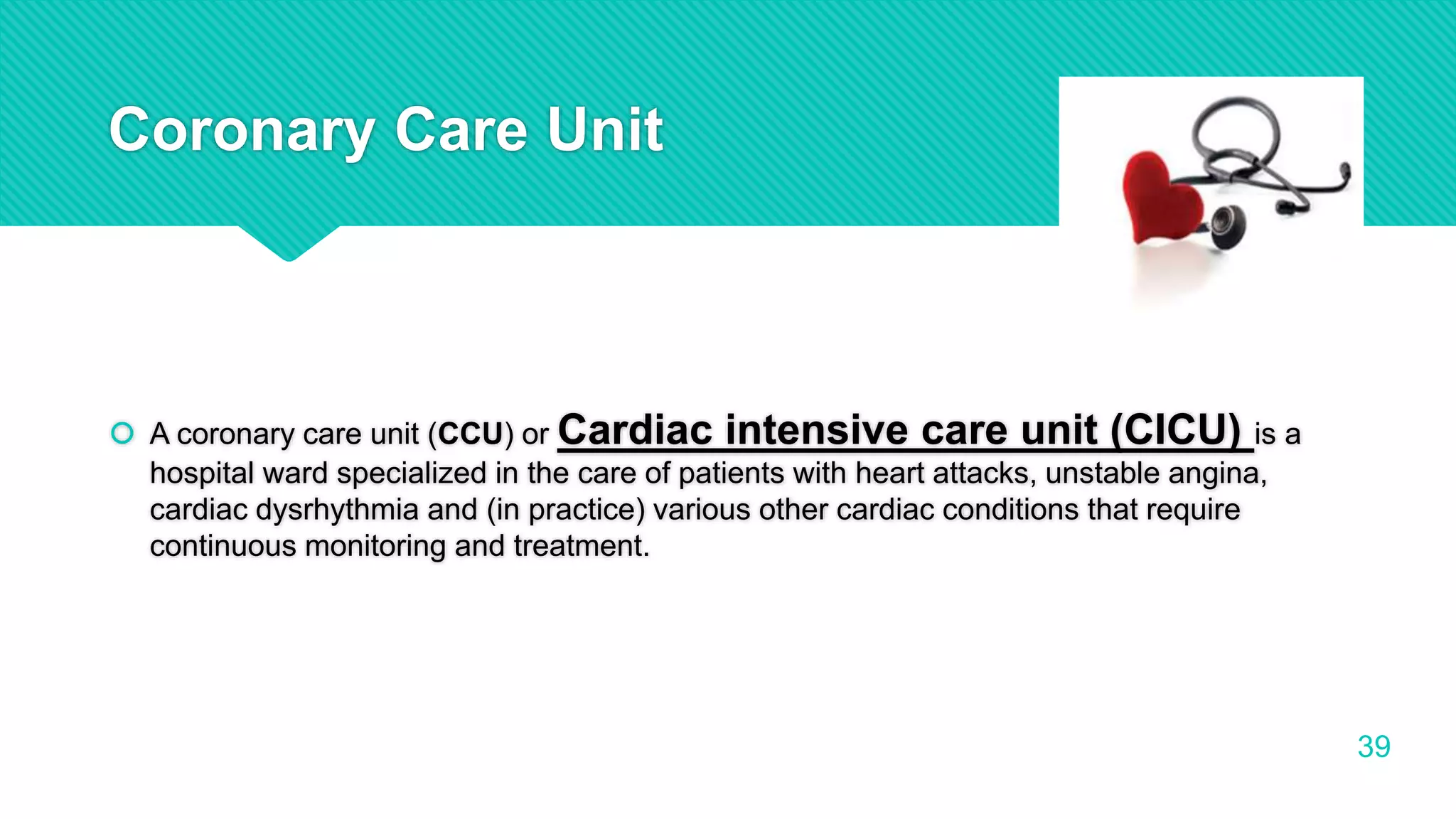 ICU AND IT'S TYPES | PPTX