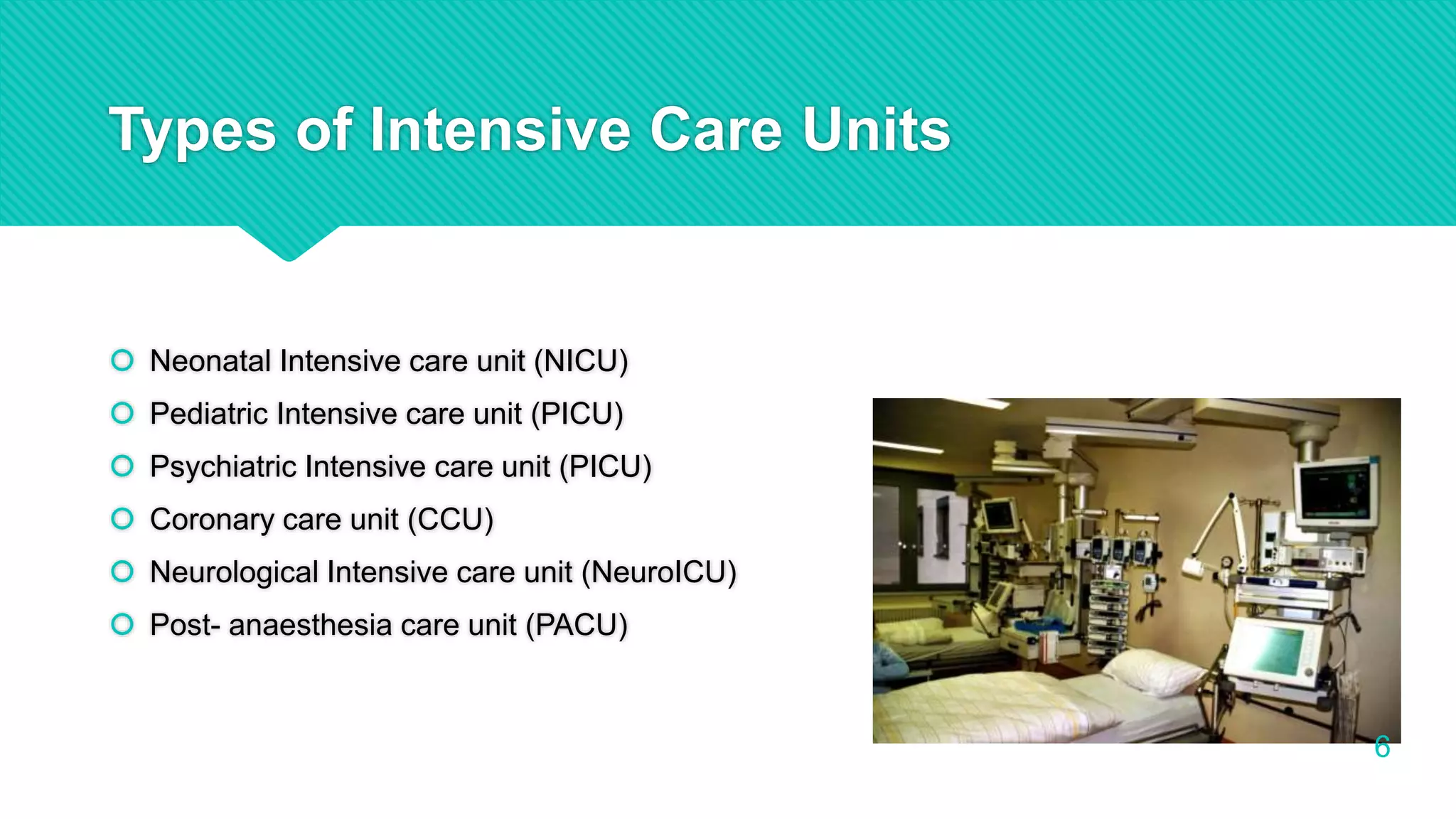 ICU AND IT'S TYPES | PPTX | Lung and Respiratory Health | Diseases and ...