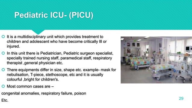 ICU AND IT'S TYPES | PPTX | Lung and Respiratory Health | Diseases and ...