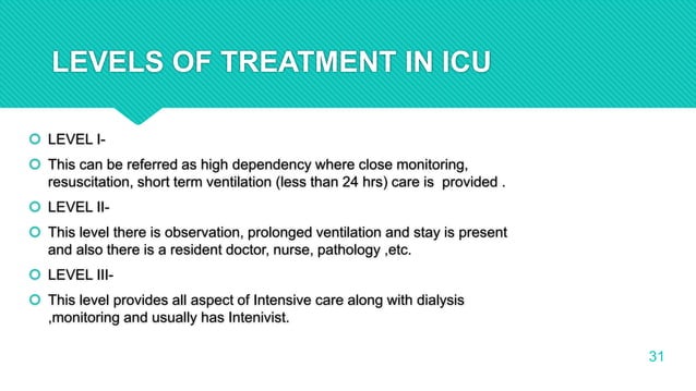 ICU AND IT'S TYPES | PPTX | Lung and Respiratory Health | Diseases and ...