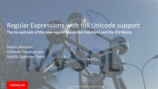 Regular Expressions with full Unicode support | PPTX