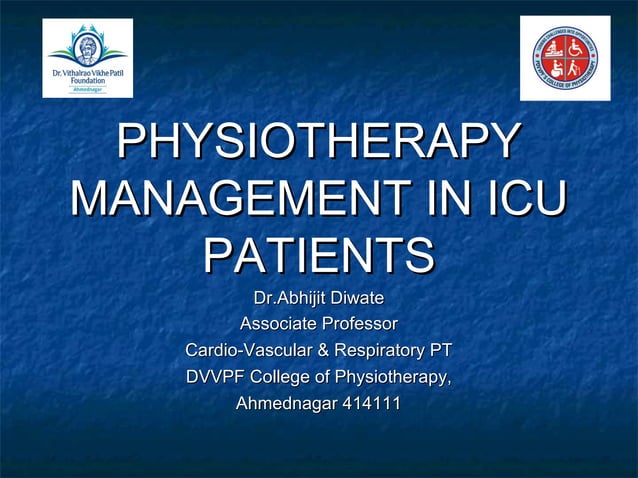 ICU management | PPT