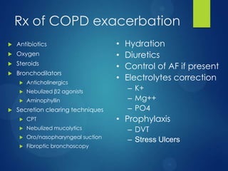 Icu management in obstructive airway disease | PPSX
