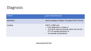 ICU management of acute pancreatitis | PPTX