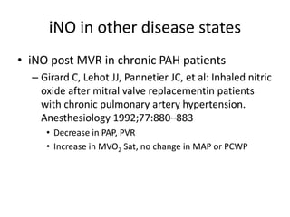 ICU Management of Pulmonary Hypertension | PPTX