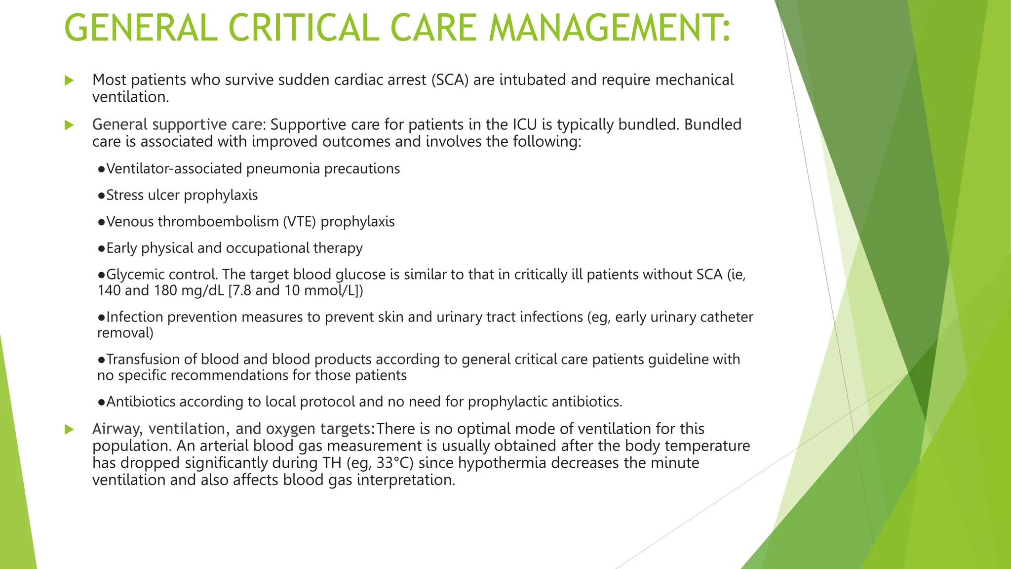 ICU management of the intubated post arrest adult patient.pptx