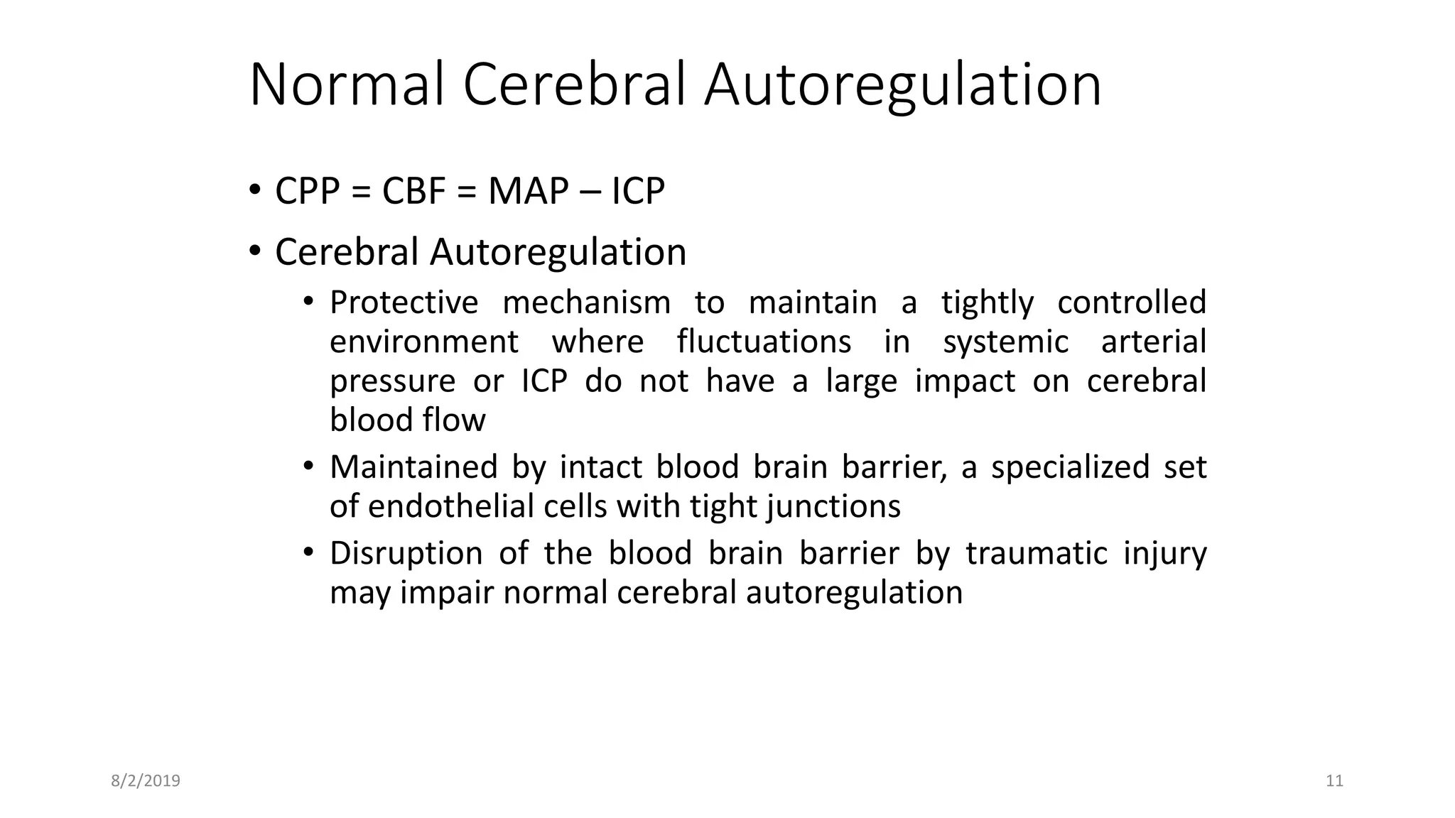 ICU management of traumatic brain injury | PPTX