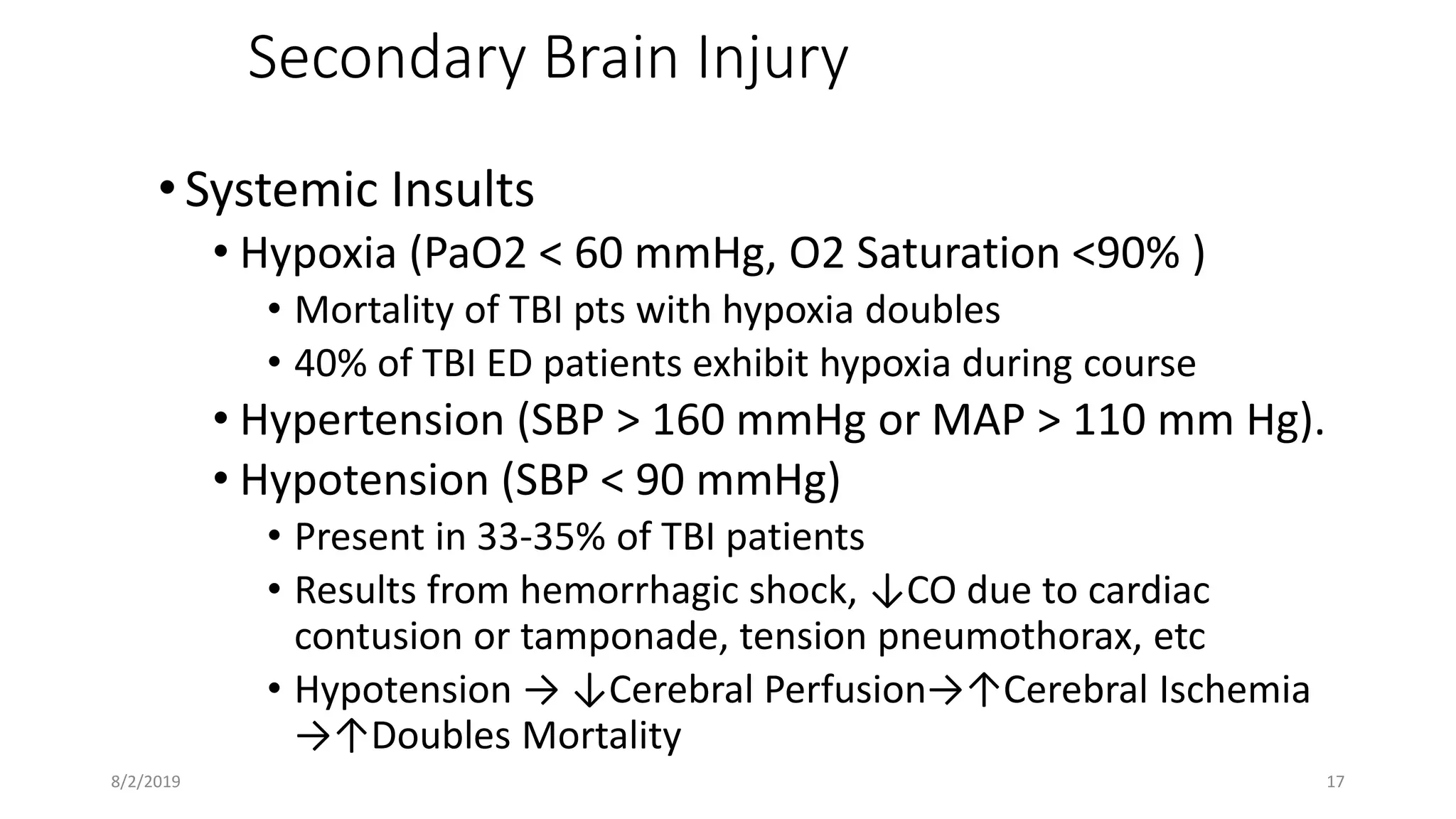 ICU management of traumatic brain injury | PPTX