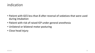 ICU management of traumatic brain injury | PPTX