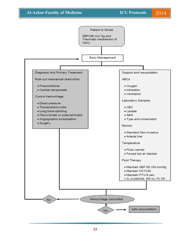 ICU Protocols | PDF | First Aid | Injuries
