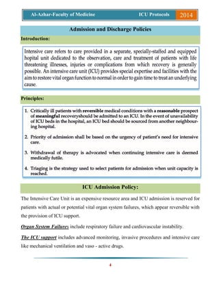 ICU Protocols | PDF