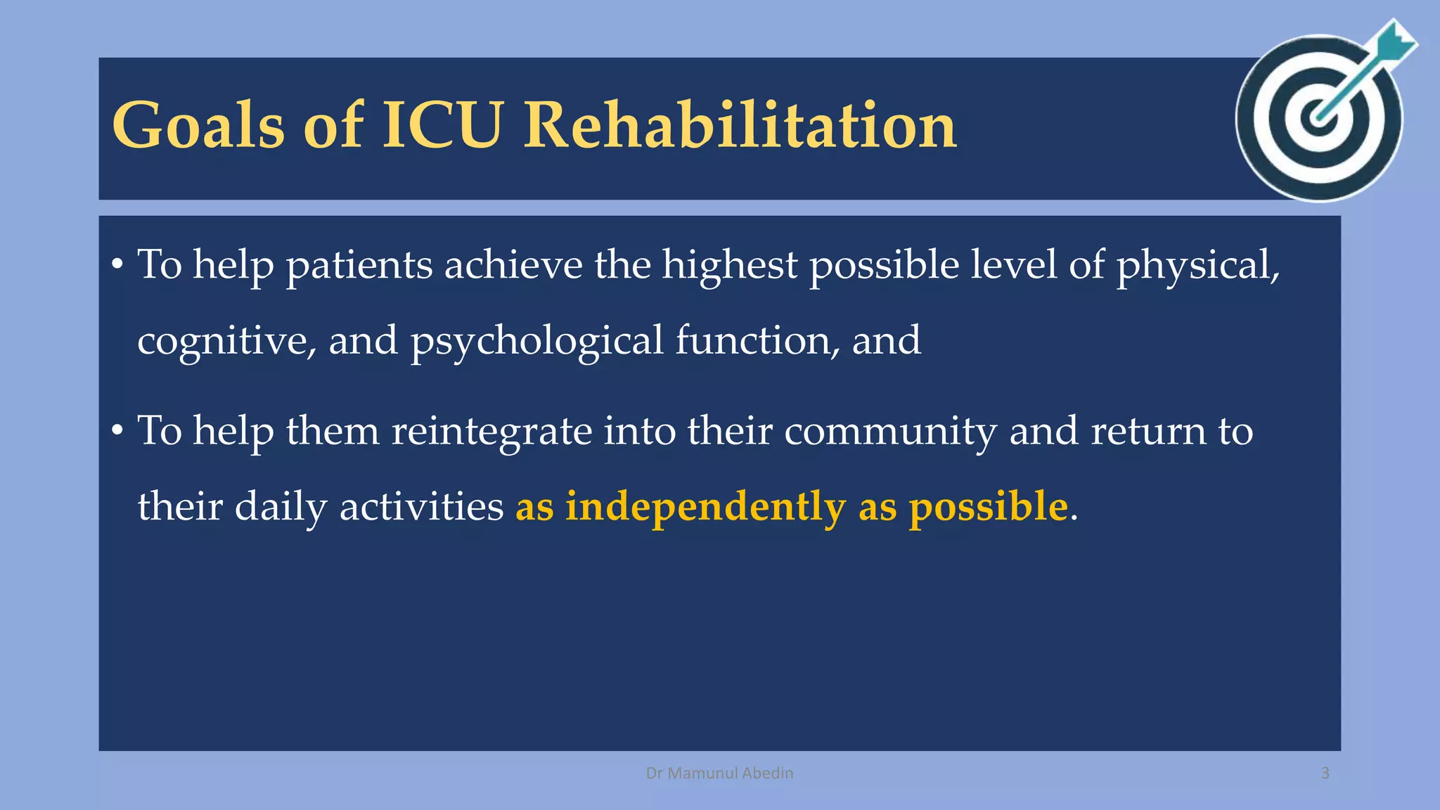 ICU Rehabilitation Outline and Protocols.pptx