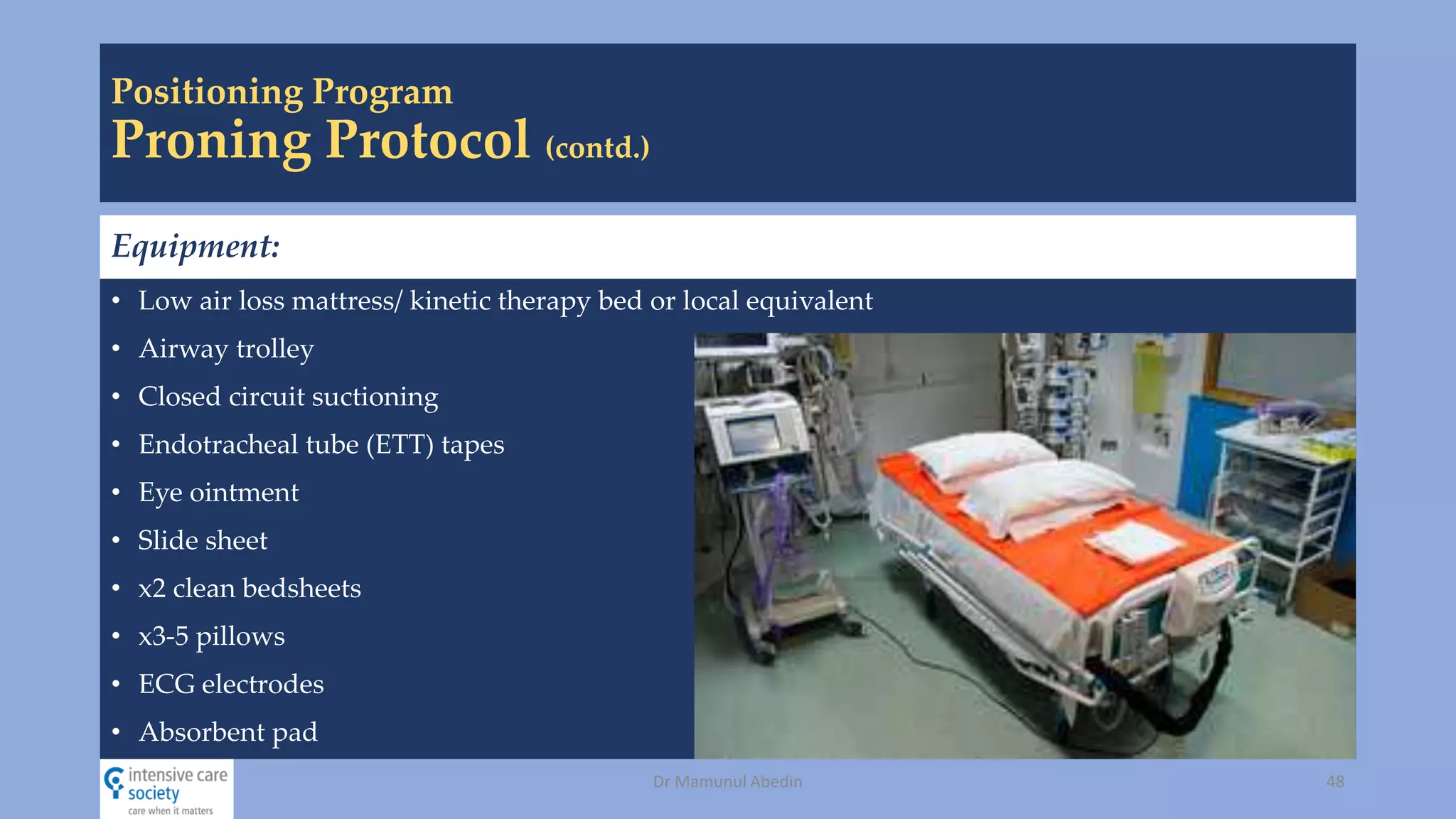 ICU Rehabilitation Outline and Protocols.pptx | Physical Therapy | Wellness