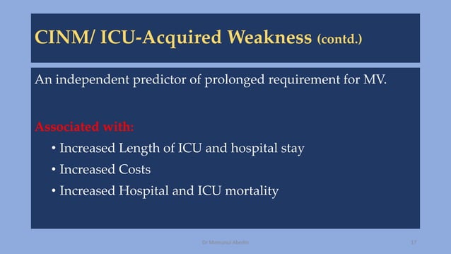 ICU Rehabilitation Outline and Protocols.pptx | Physical Therapy | Wellness