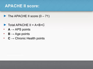 At present Modern icu scoring systems-.ppt