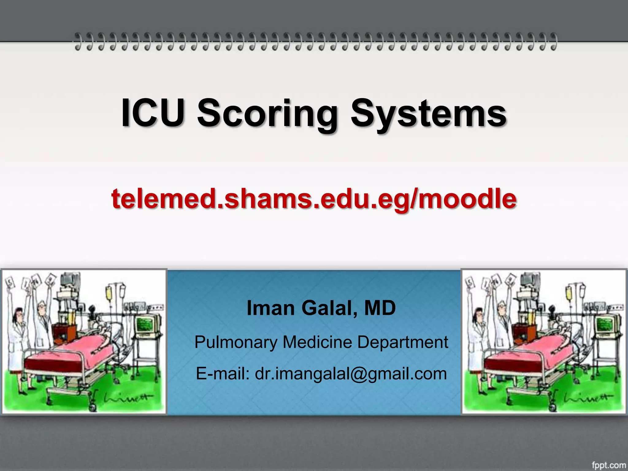 ICU Scoring Systems | PPT